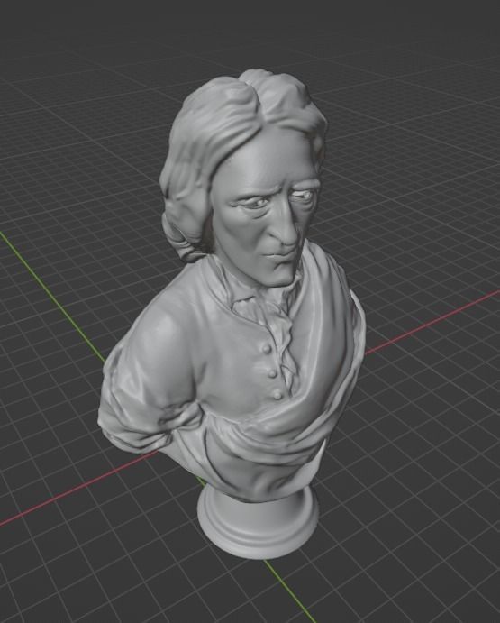 John Locke 3D model 3D printable | CGTrader