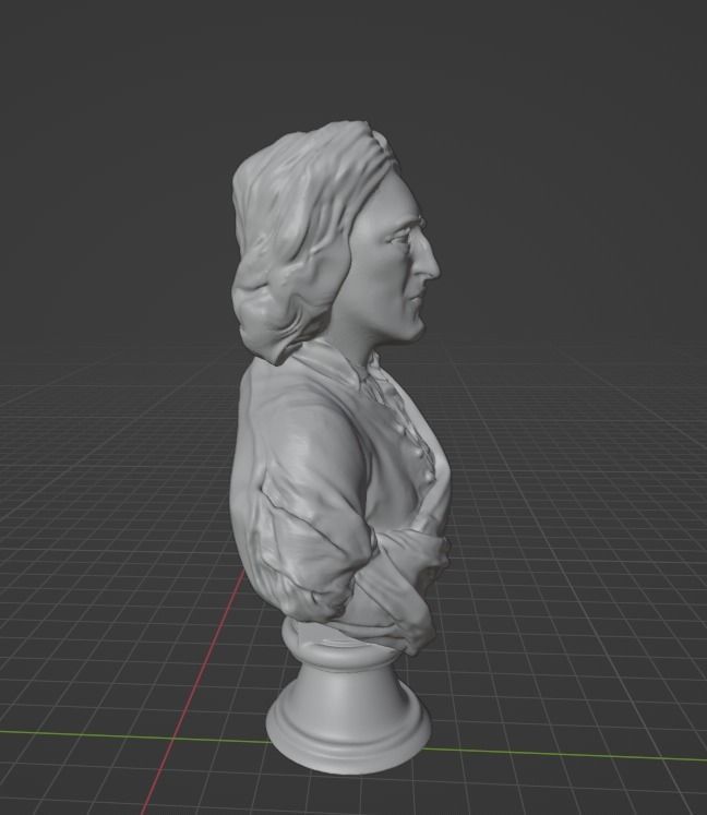 John Locke 3D model 3D printable | CGTrader