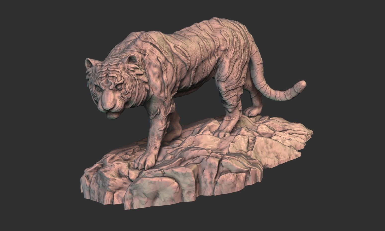 High Poly tiger printable Pack 3D model 3D model 3D printable | CGTrader