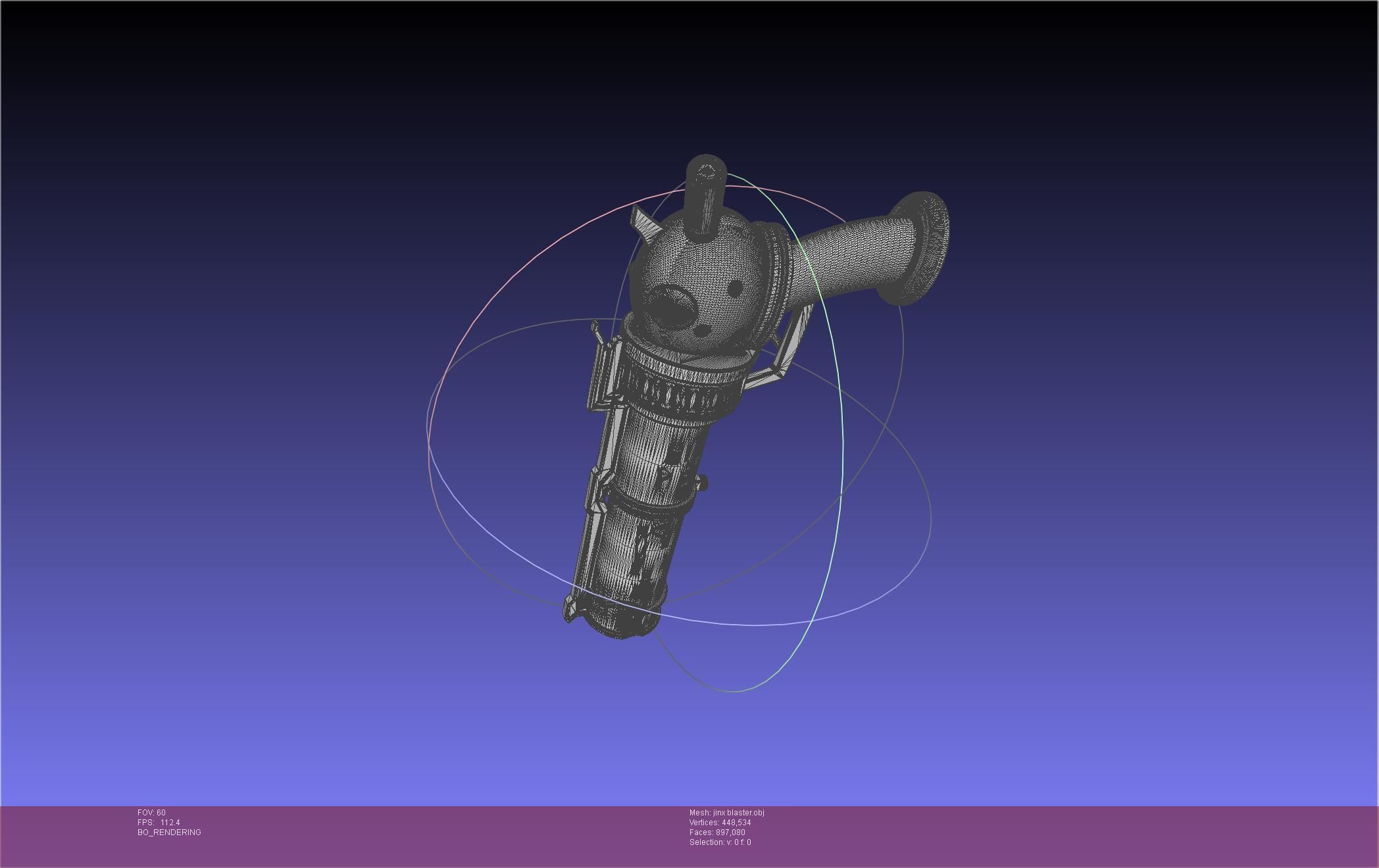 League Of Legends Arcane Jinx Blaster Basic Model 3D model | CGTrader