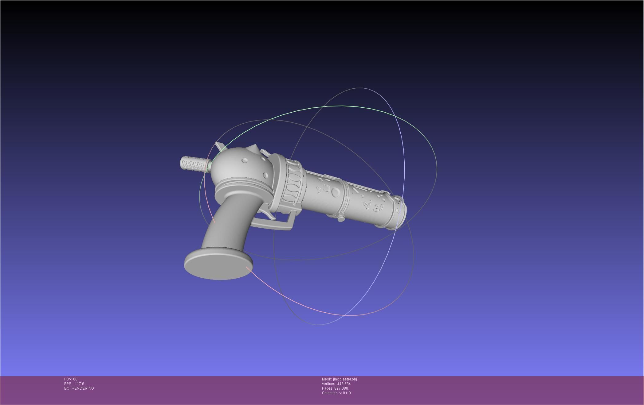 League Of Legends Arcane Jinx Blaster Basic Model 3D model | CGTrader