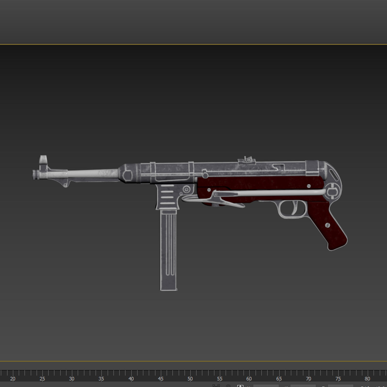 Schmeisser mp-40 3D model 3D model | CGTrader