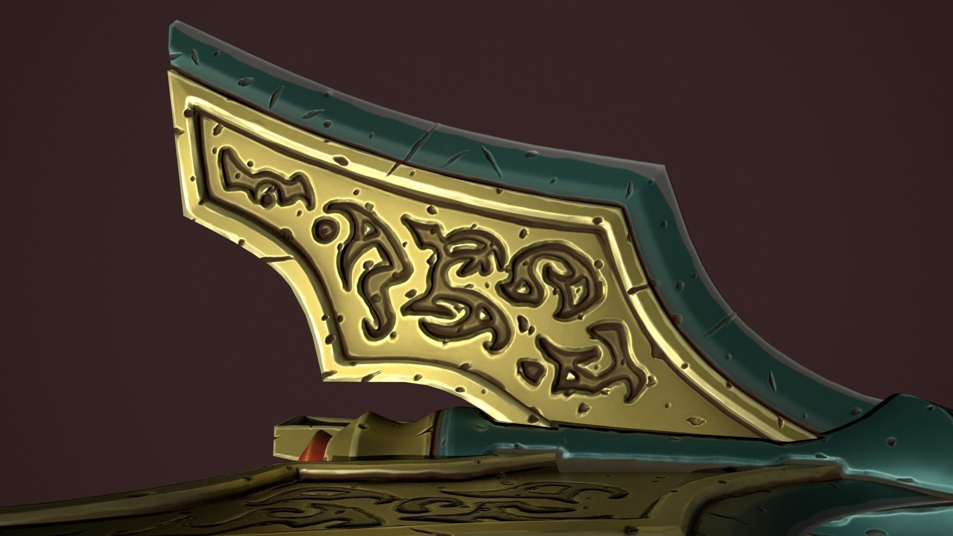 3D model Rune mace VR / AR / low-poly | CGTrader