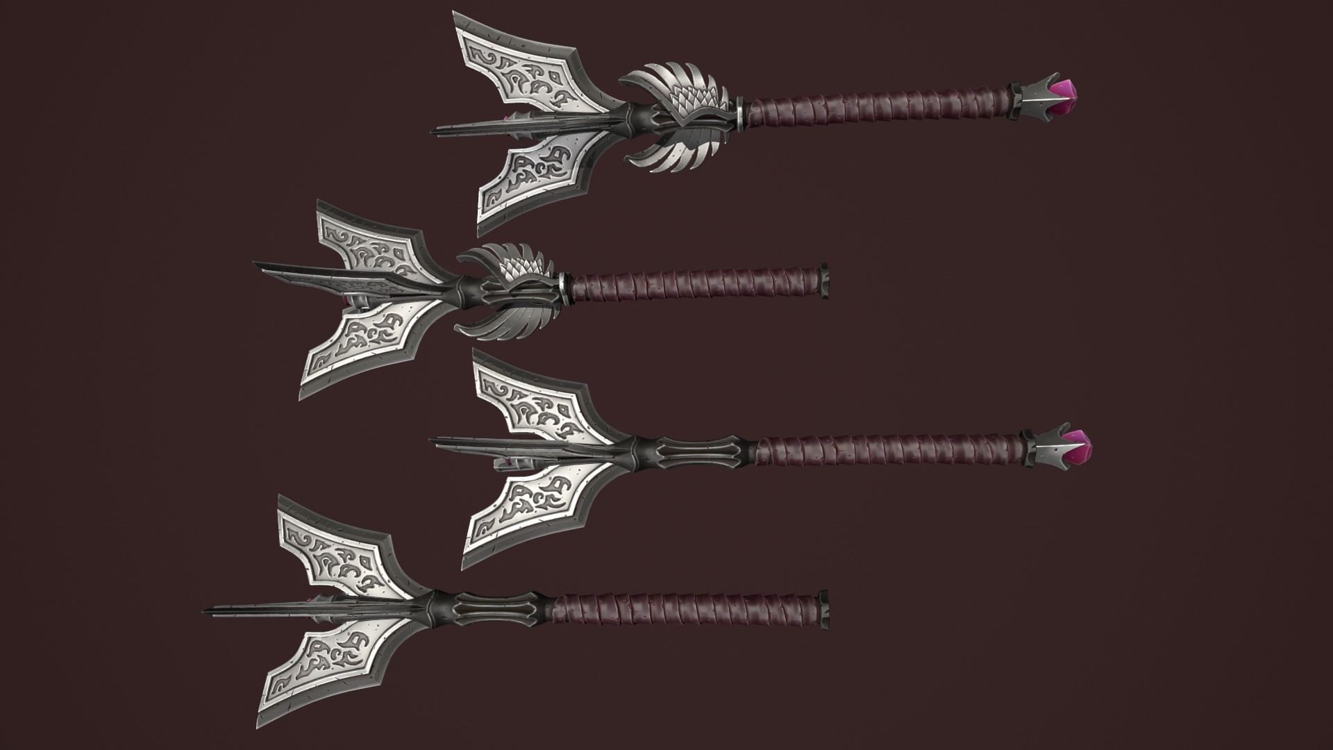 3D model Rune mace VR / AR / low-poly | CGTrader