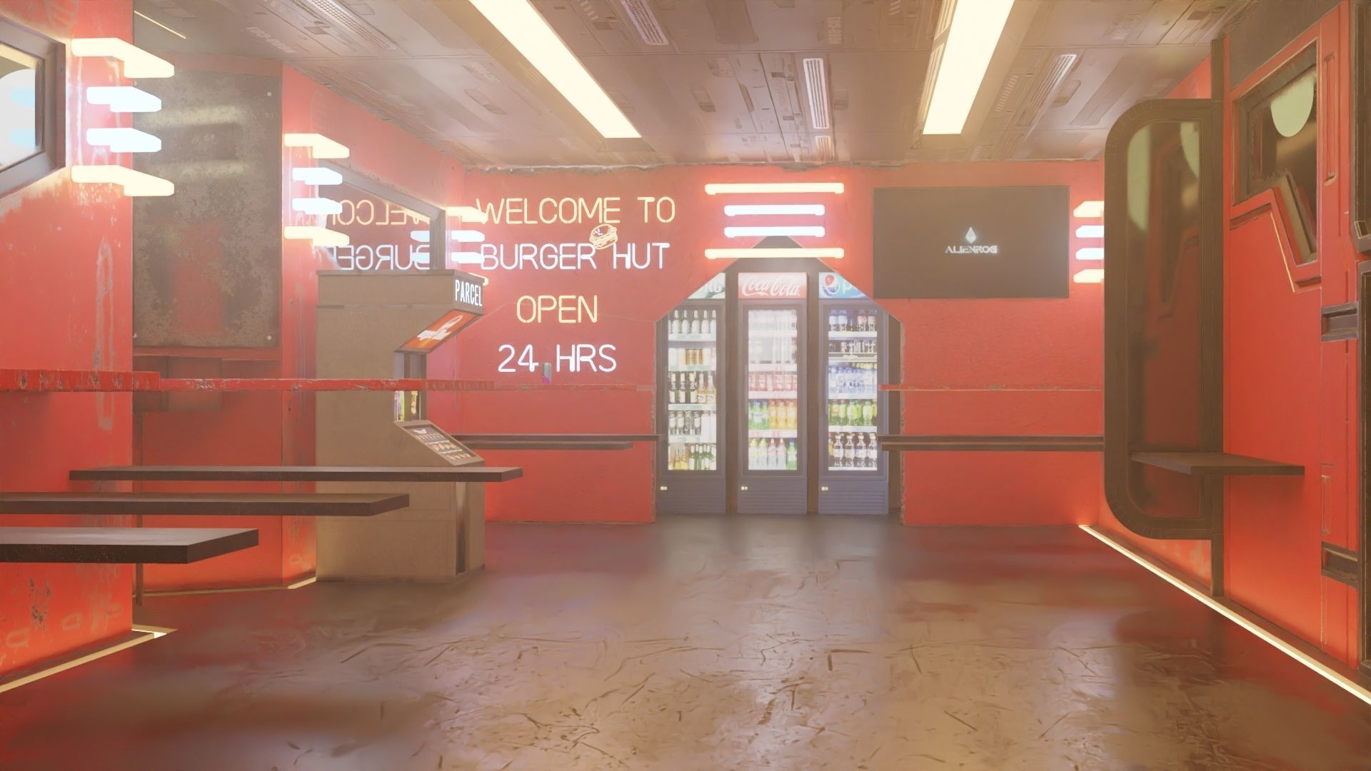 Cyberpunk Low-poly 3D model 3D model rigged | CGTrader