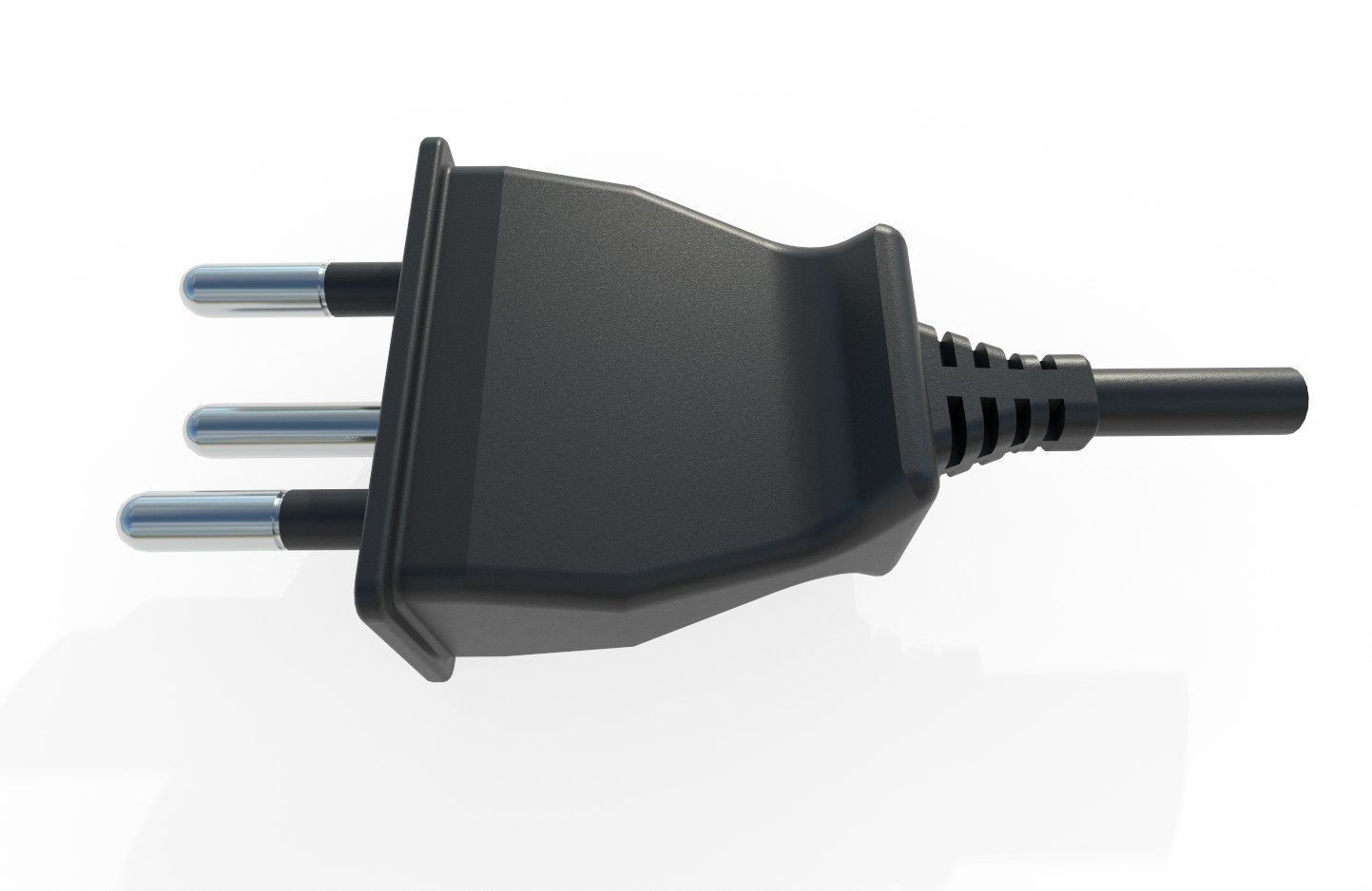 3D model Electrical Plug Type J Black VR / AR / low-poly | CGTrader