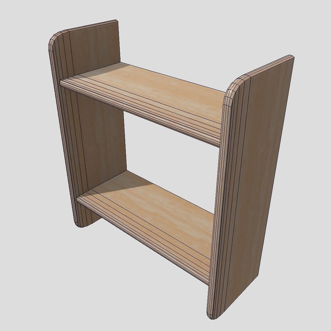 CC0 - Wall Shelf 4 free VR / AR / low-poly 3D model | CGTrader