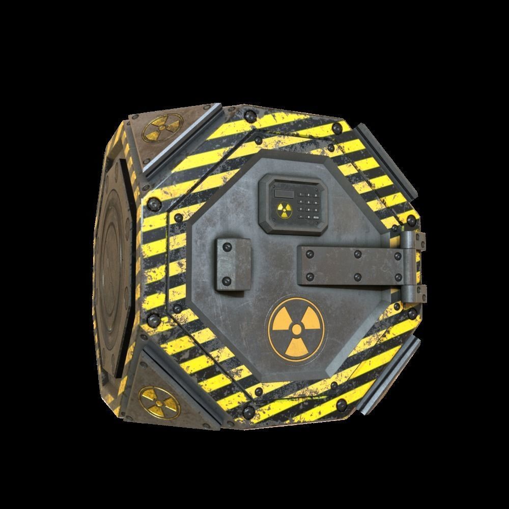 Radioactive capsule 3D model | CGTrader