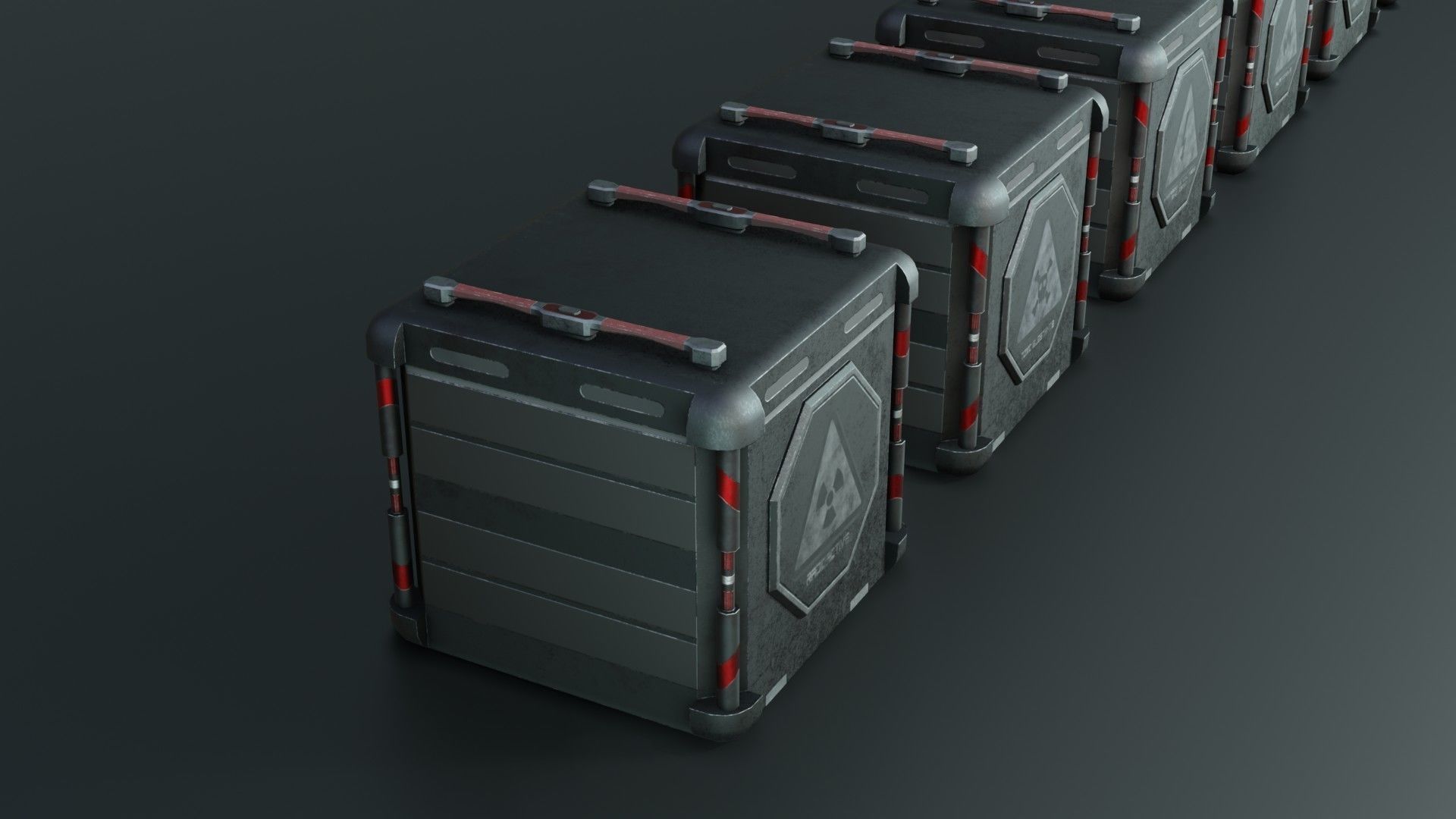 3D model Sci-fi Crates VR / AR / low-poly | CGTrader