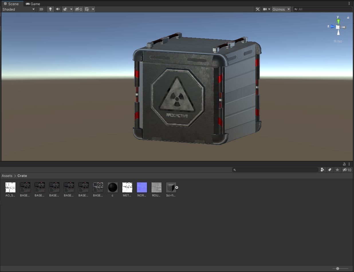3D model Sci-fi Crates VR / AR / low-poly | CGTrader