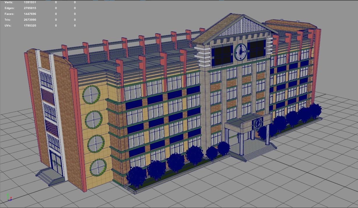 School Models 3D model | CGTrader
