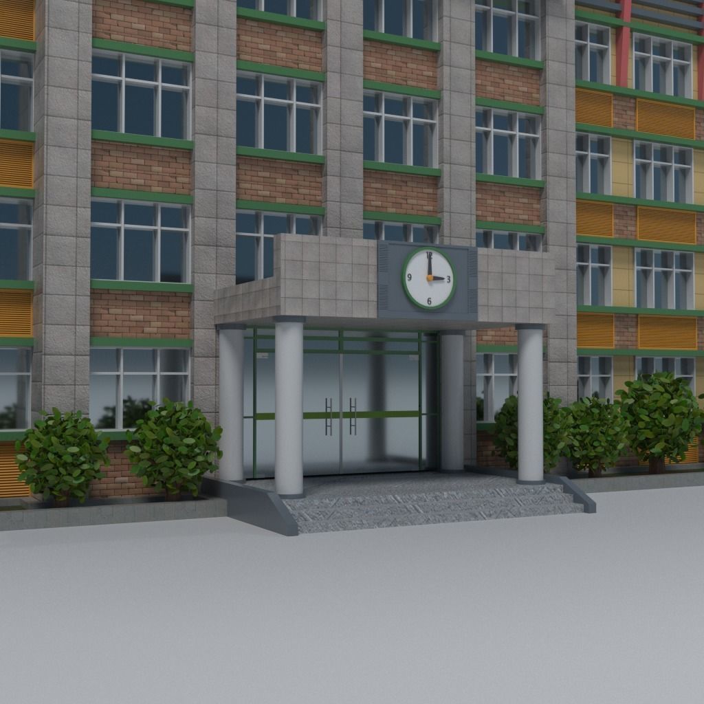 School Models 3D model | CGTrader