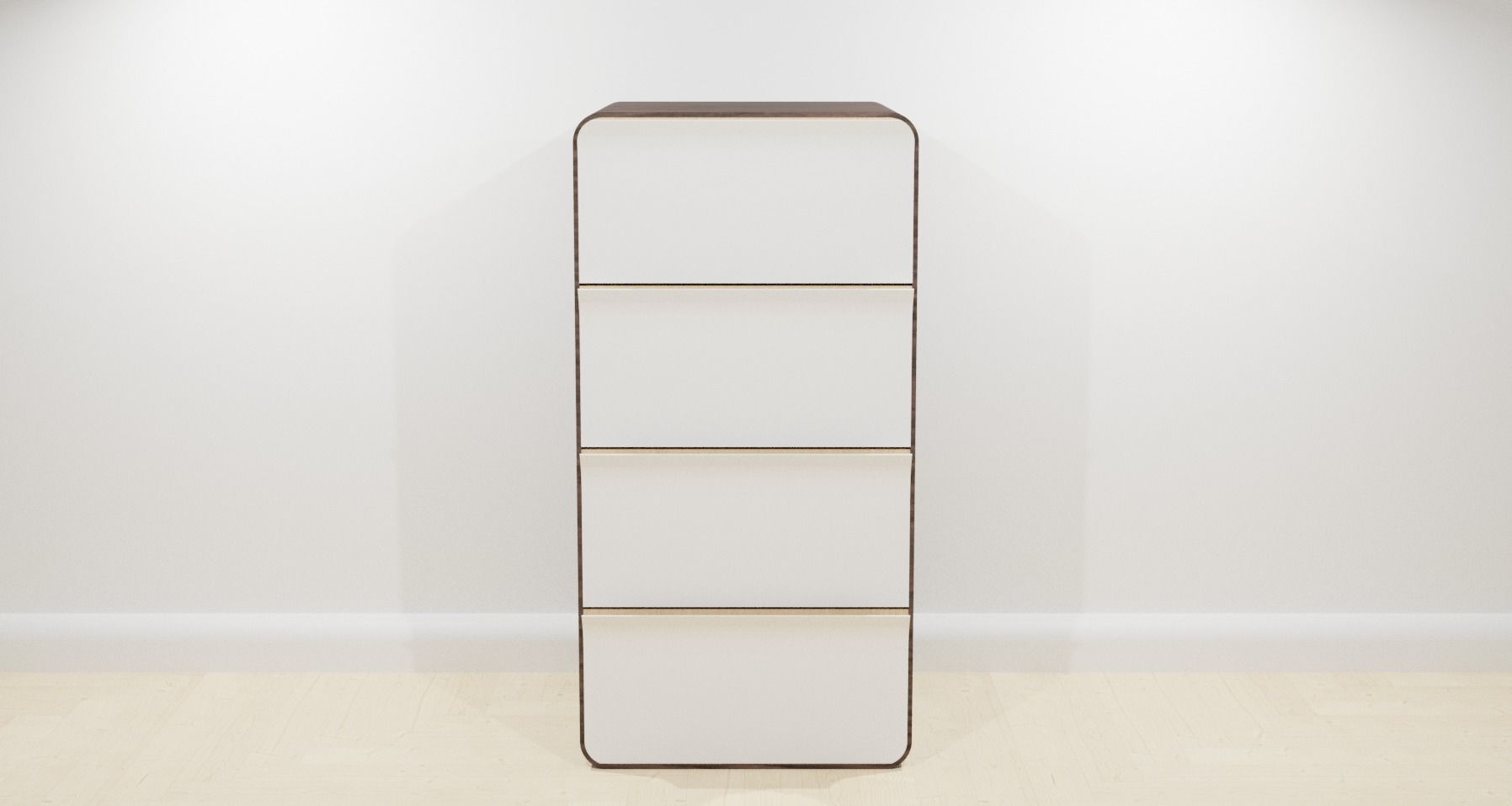 Modern futuristic chest of drawers 3D model | CGTrader