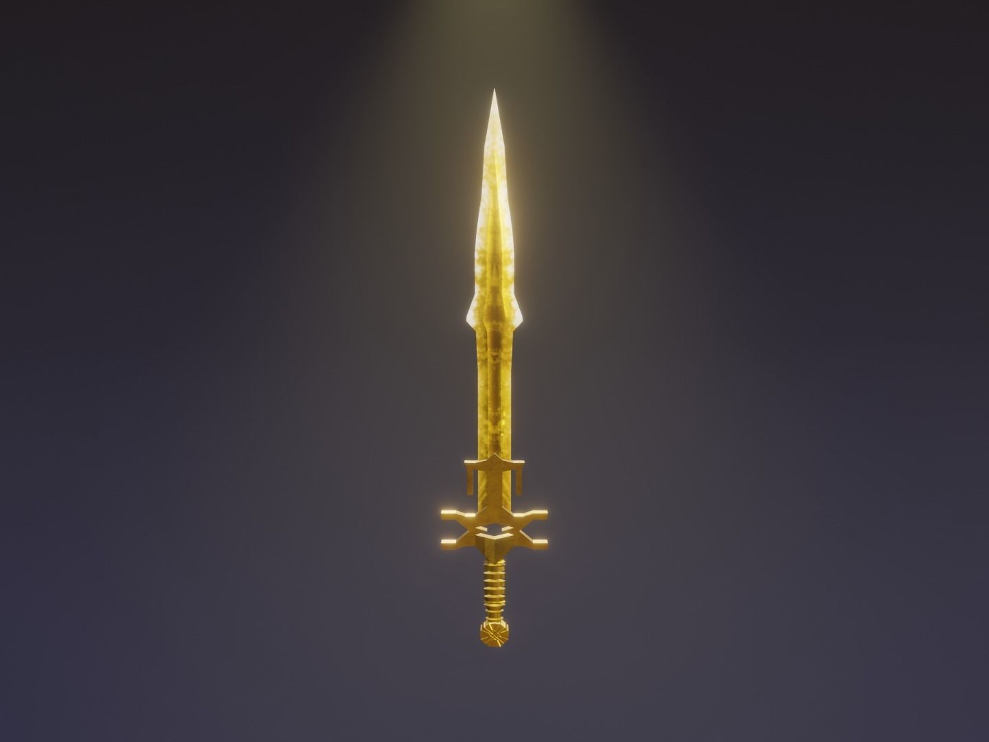 3D model Fantasy Light Sword - holy Sword - Elemental Sword VR / AR ...