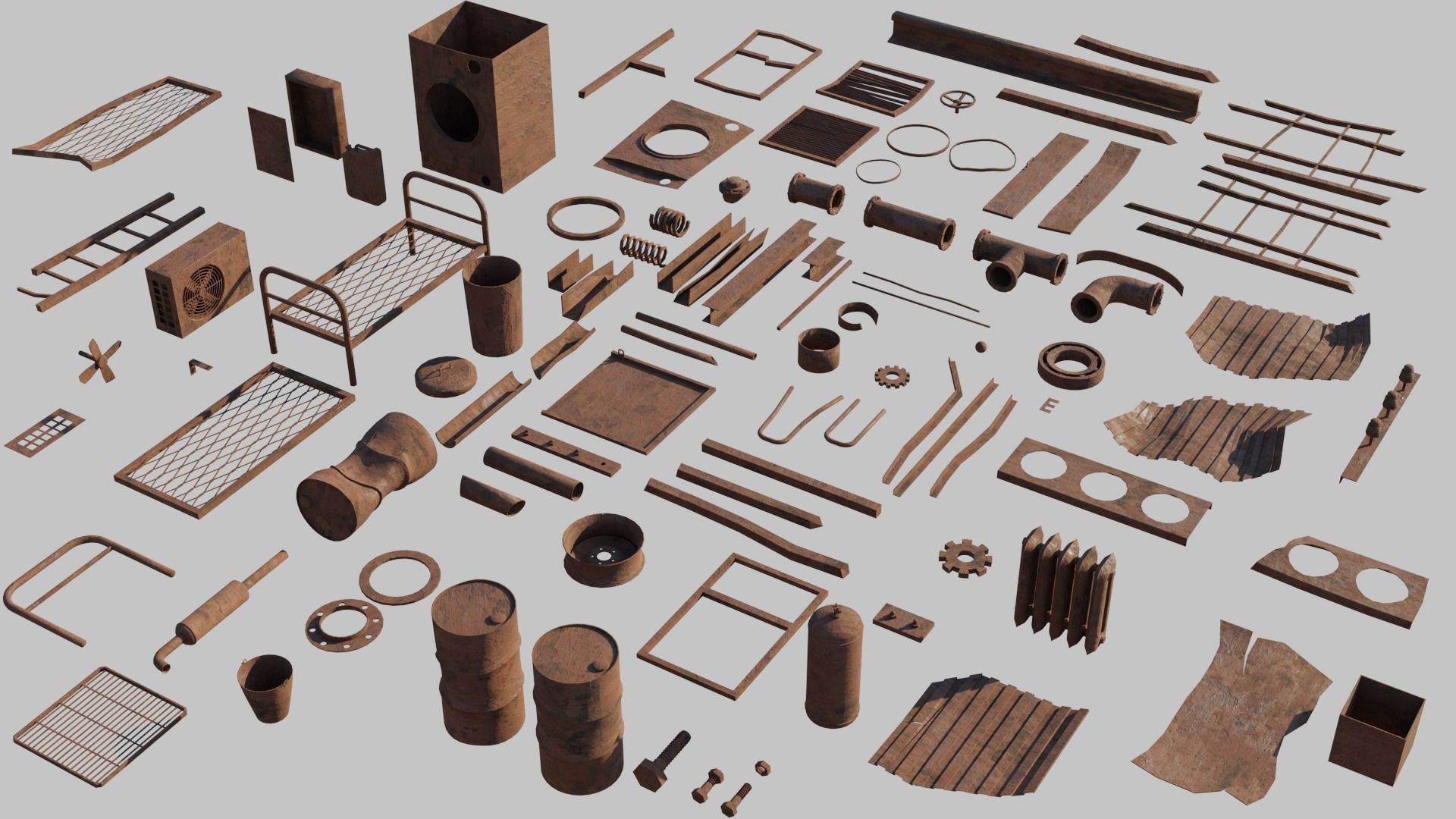Metal Scrap 3D model | CGTrader