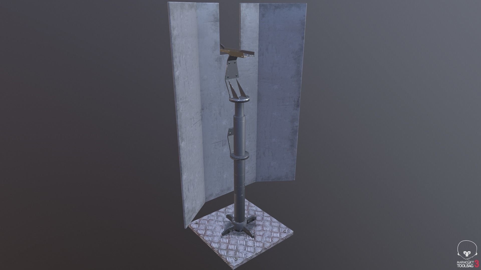 3D model Gun shield VR / AR / low-poly | CGTrader