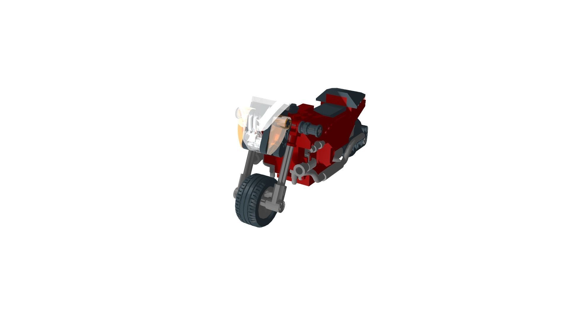 Lego Bike Model 403 3D model | CGTrader