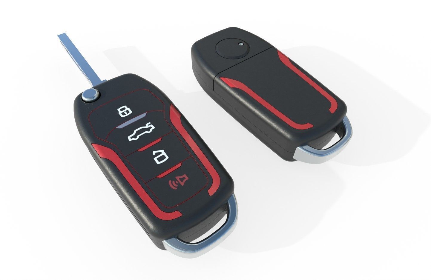 3D model Car key Model 3 VR / AR / low-poly | CGTrader