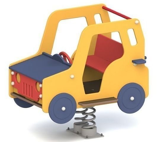 Playground element - Rocking Car - 6101 3D model | CGTrader