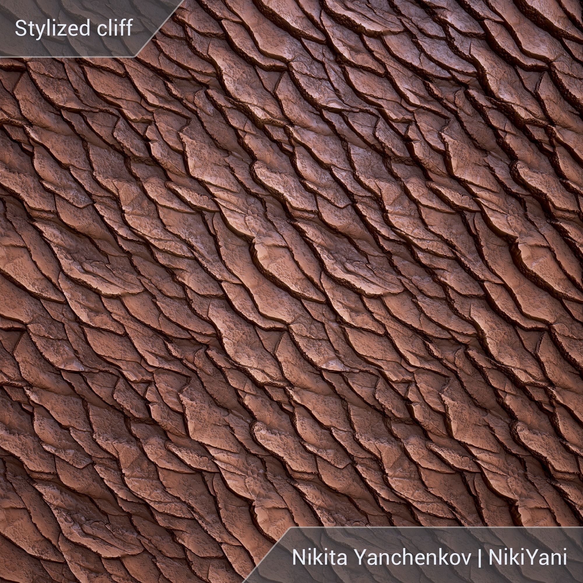 Stylized cliff Texture | CGTrader