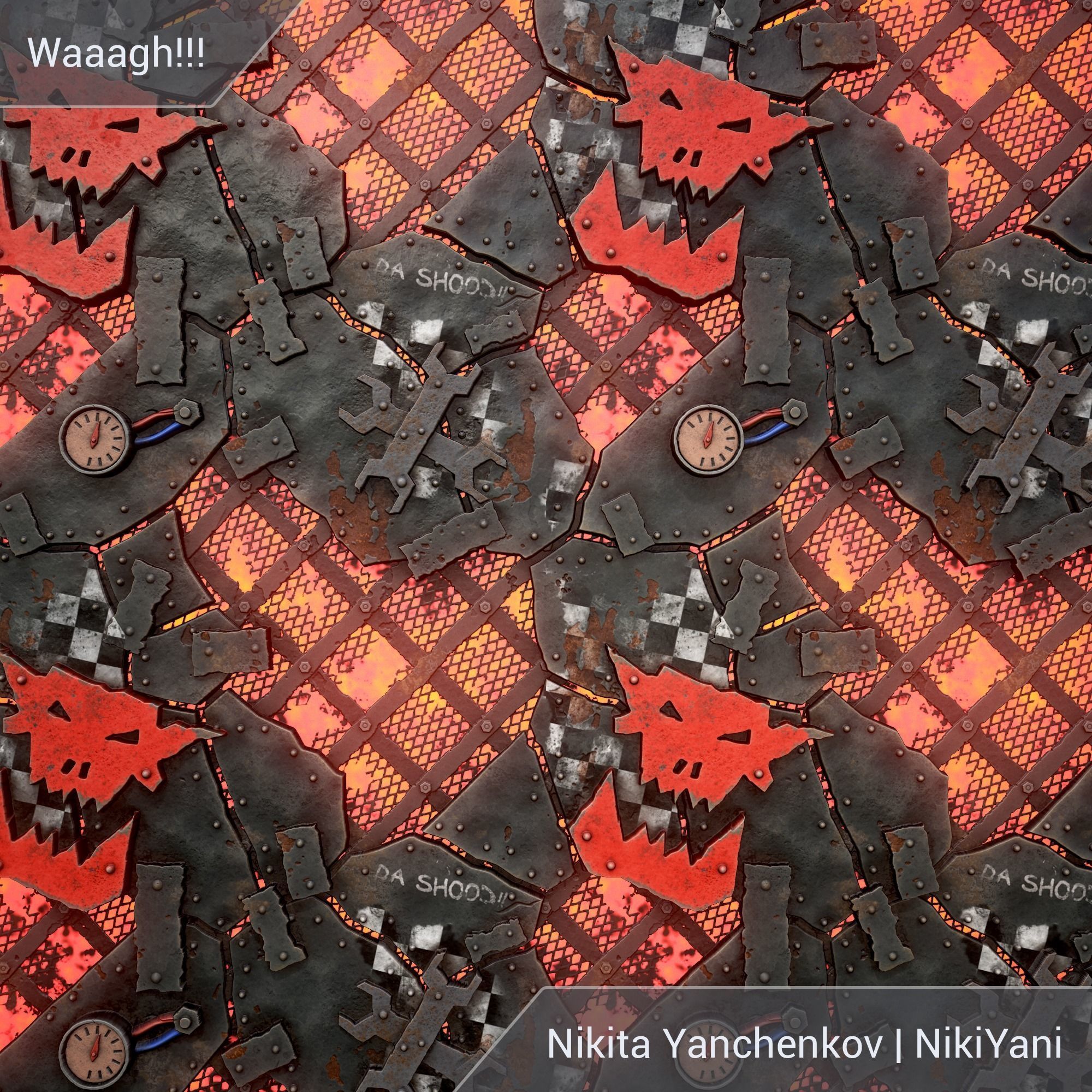 Waaagh Texture | CGTrader