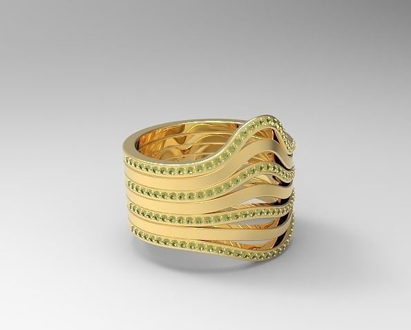 Stacking Ring Design 3D model 3D printable | CGTrader