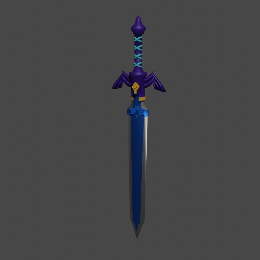 link master sword 3D model 3D printable | CGTrader
