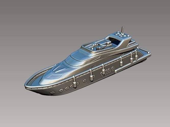 3d model of boat 3D model 3D printable | CGTrader