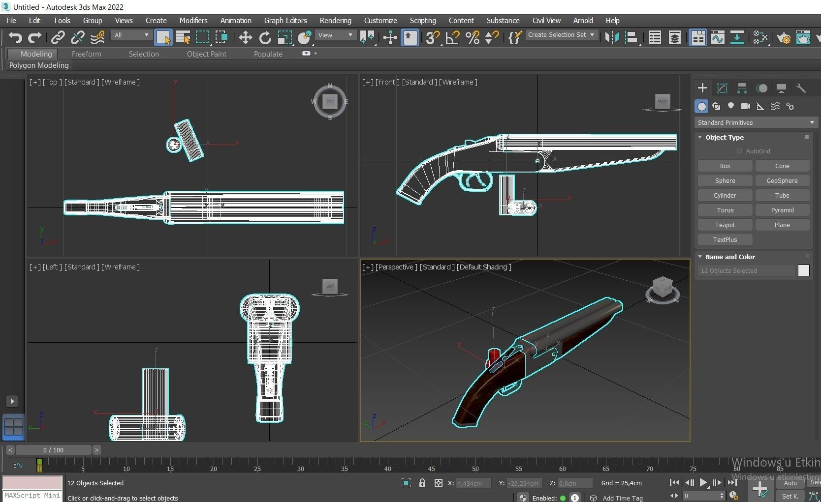 3D model Short Double Barrel VR / AR / low-poly | CGTrader