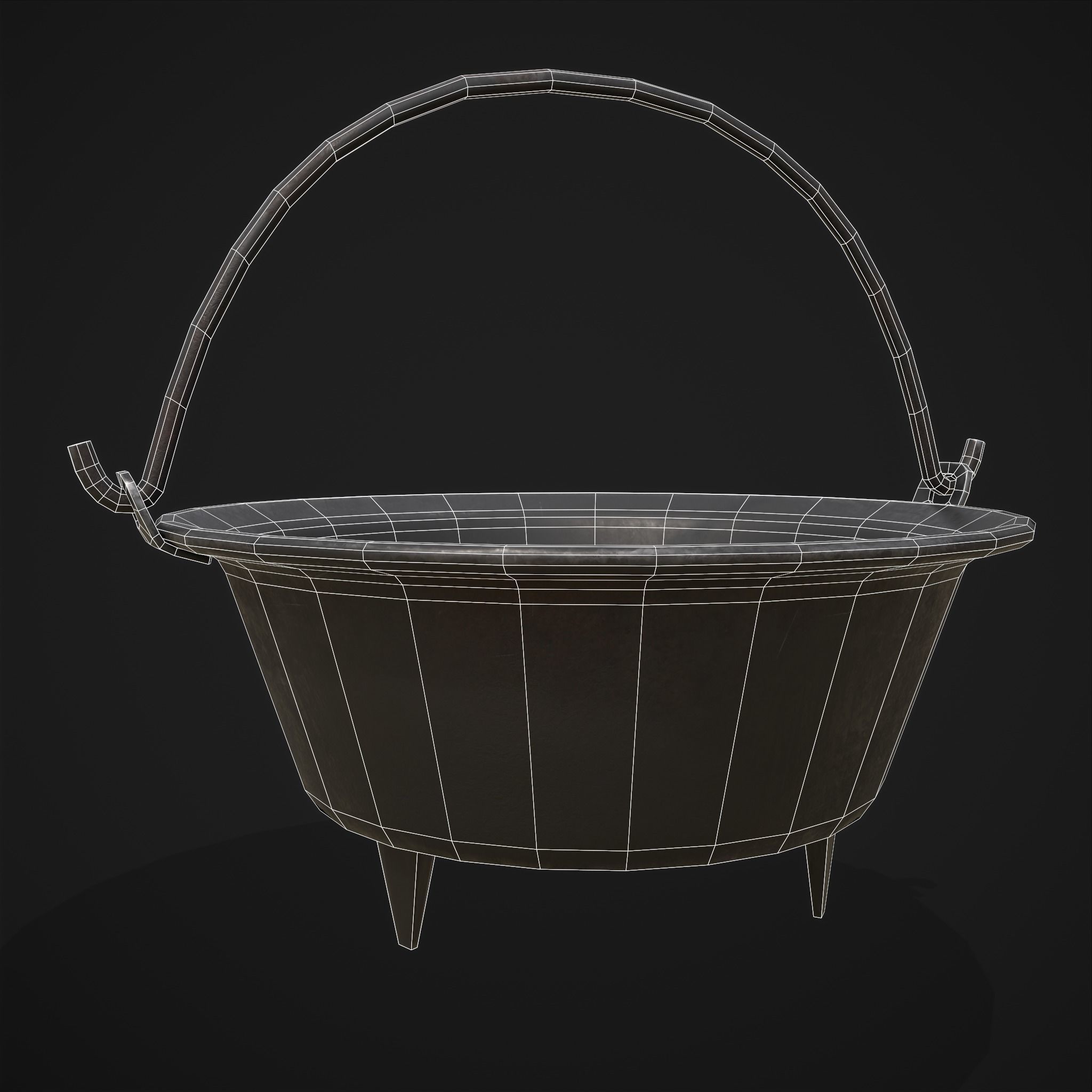 3D model Cooking Pot VR / AR / low-poly | CGTrader