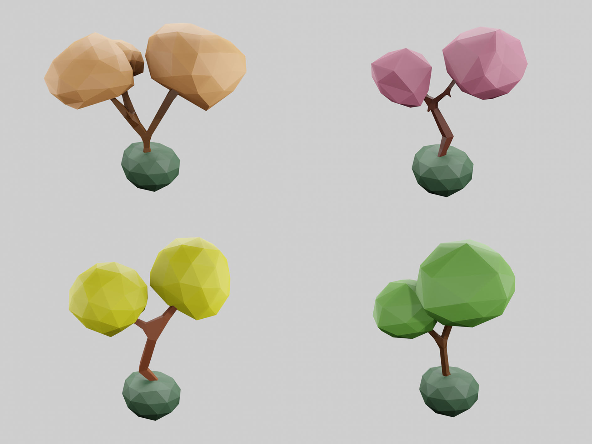 3D model Game Tree VR / AR / low-poly | CGTrader