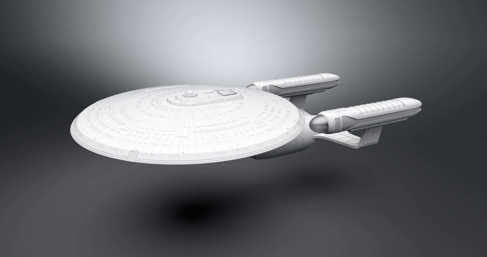 Enterprise C Scale model 3D model 3D printable | CGTrader