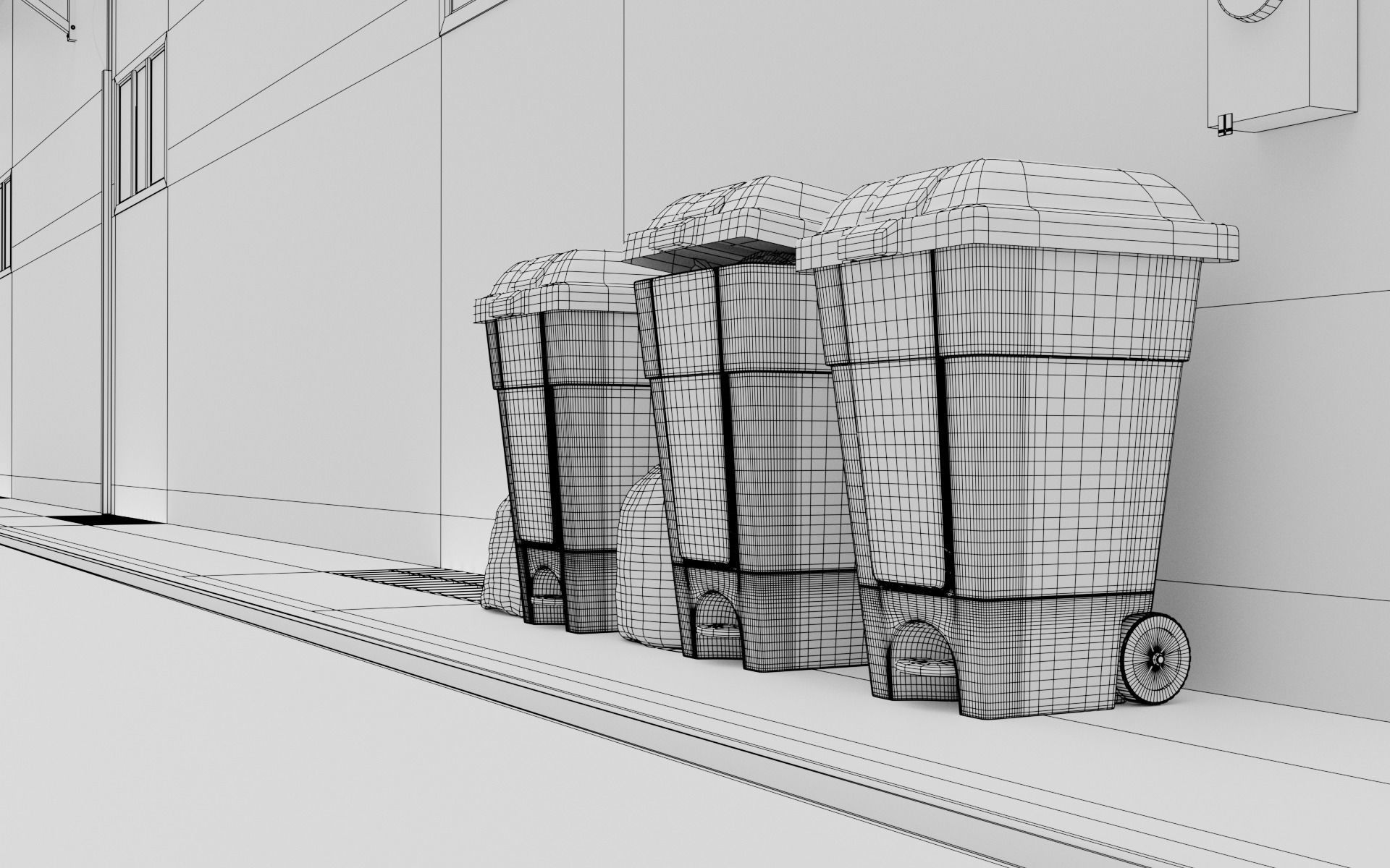 Alley 3d Scene 3D model | CGTrader