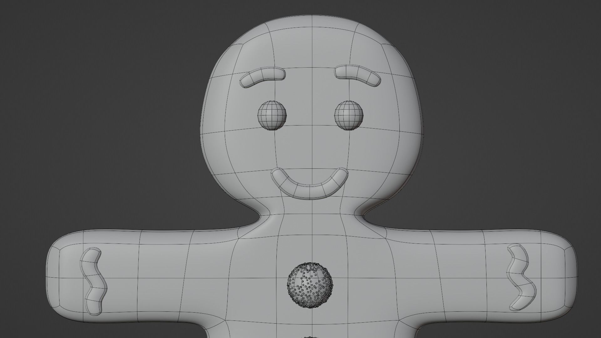 Gingerbread man 3D model | CGTrader
