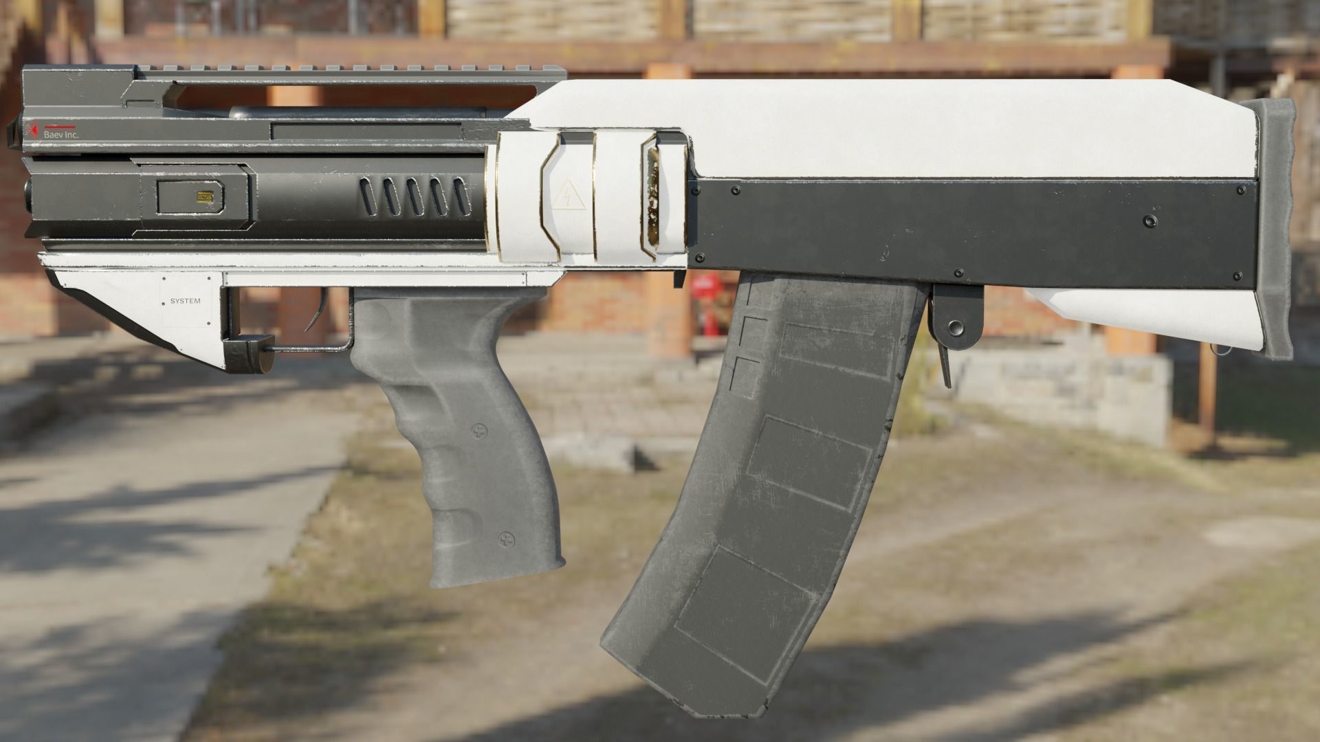 Sci-fi AK 3D model | CGTrader