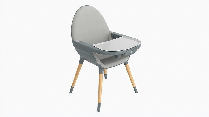 Babylo baby chair with table 3D model | CGTrader