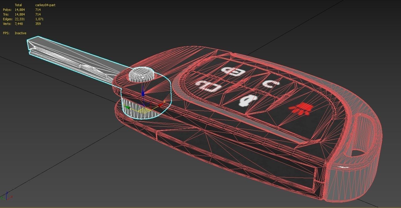 Car Key Collection 1 - 6 Keys | CGTrader