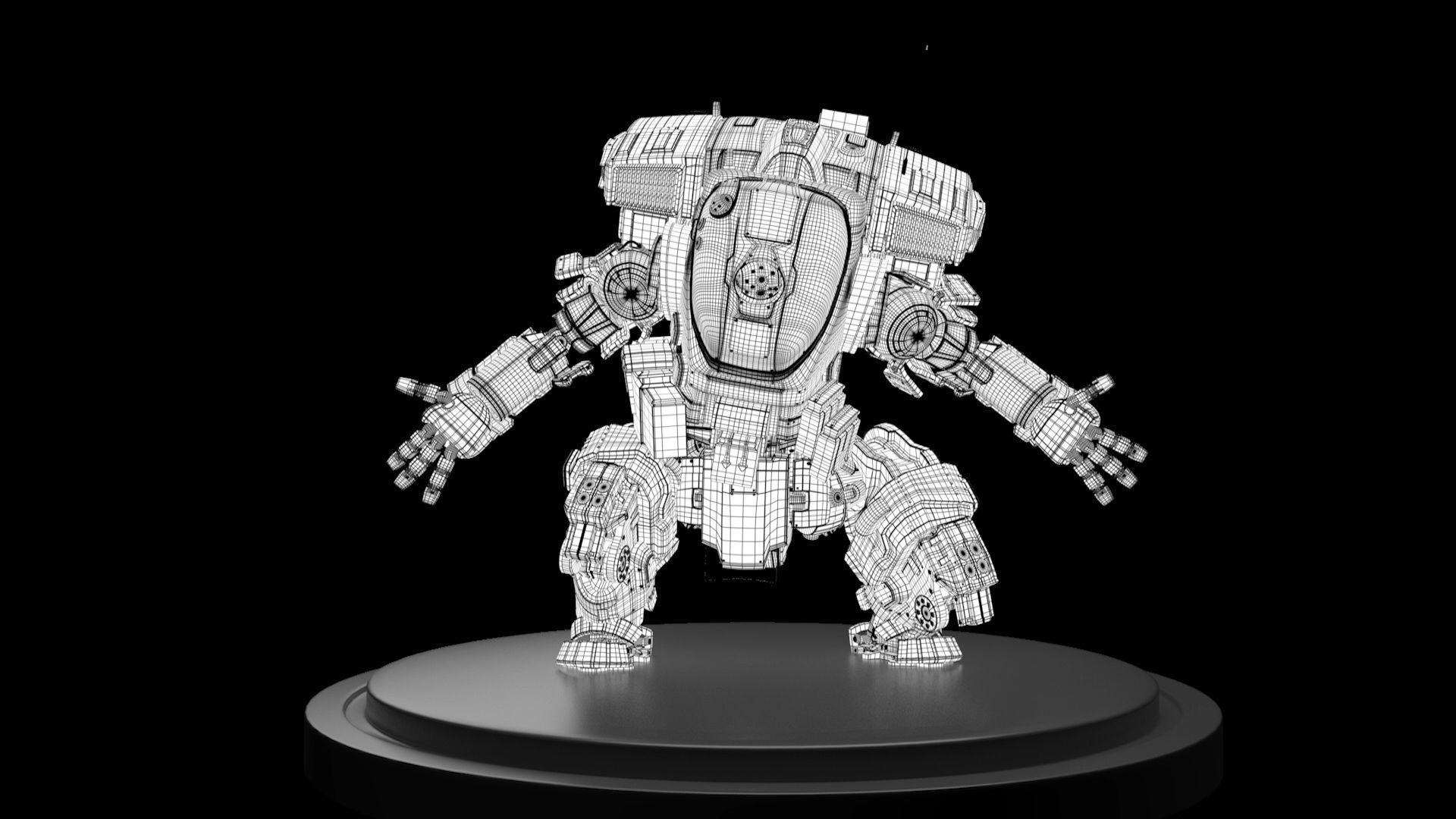 Robot 3D model rigged | CGTrader