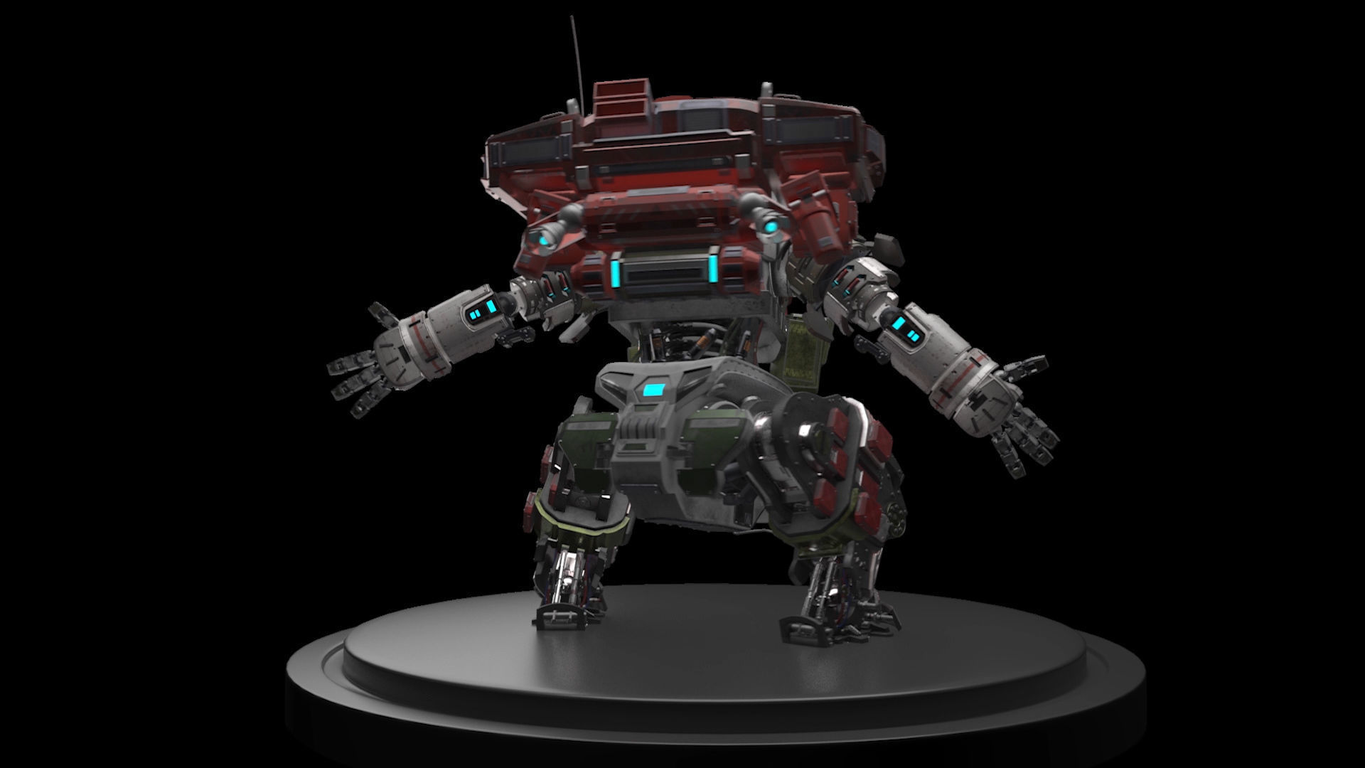 Robot 3D model rigged | CGTrader