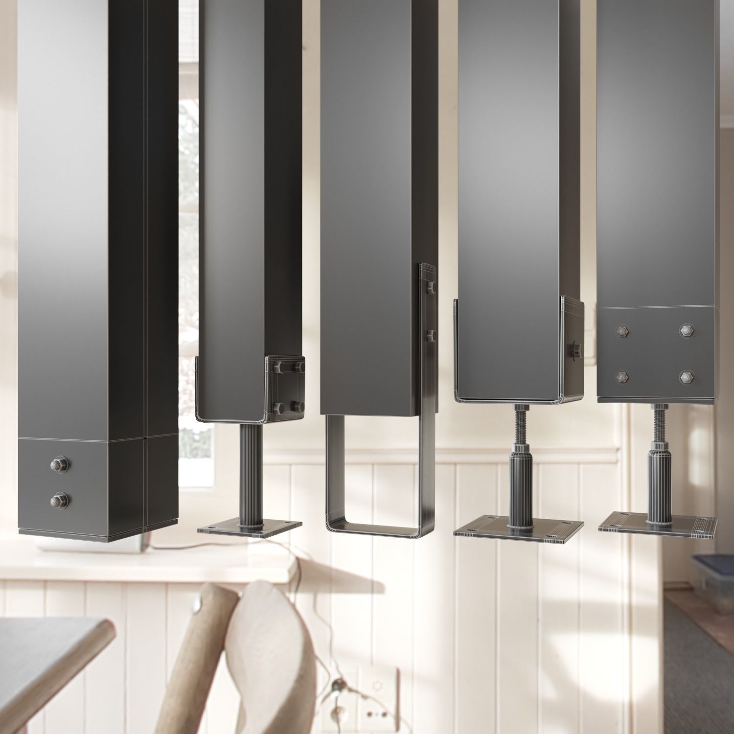 Support for pillars 3D model | CGTrader