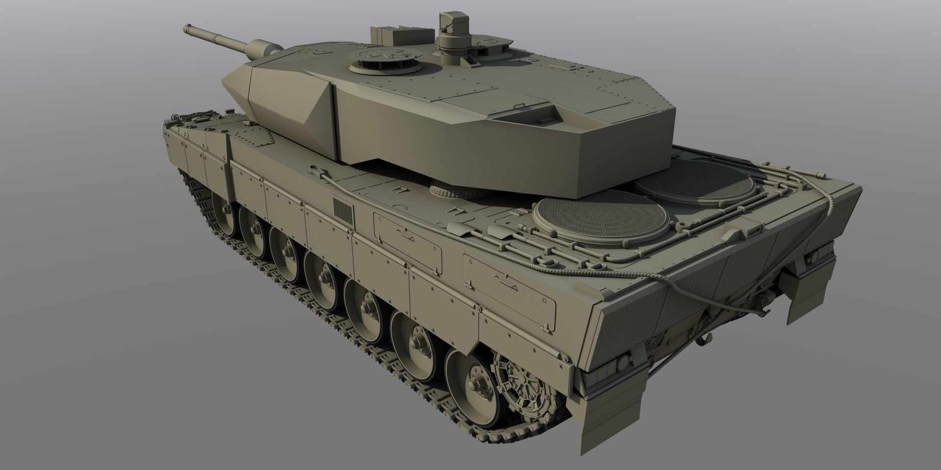 Leopard 2 Tank free 3D model | CGTrader