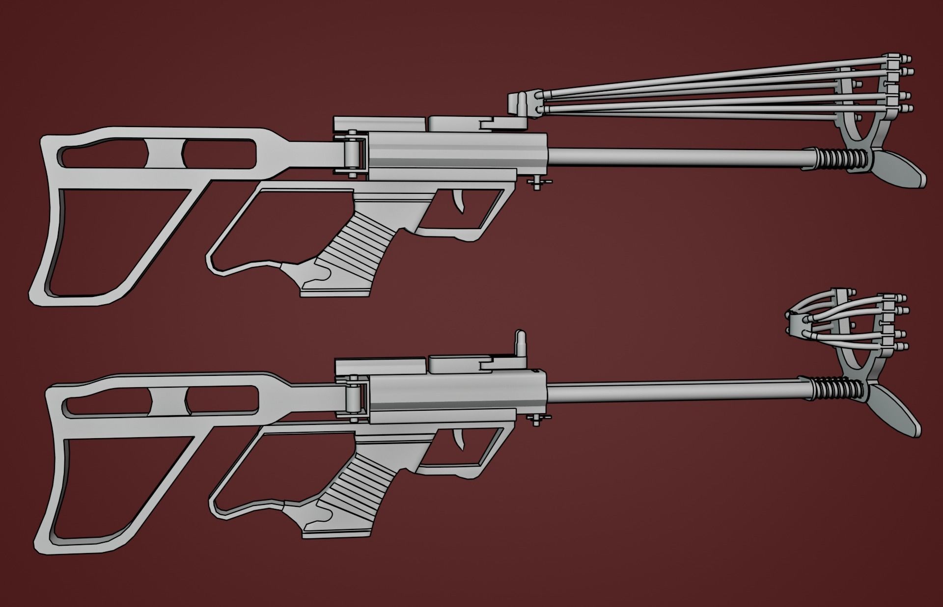 Slingshot free VR / AR / low-poly 3D model | CGTrader