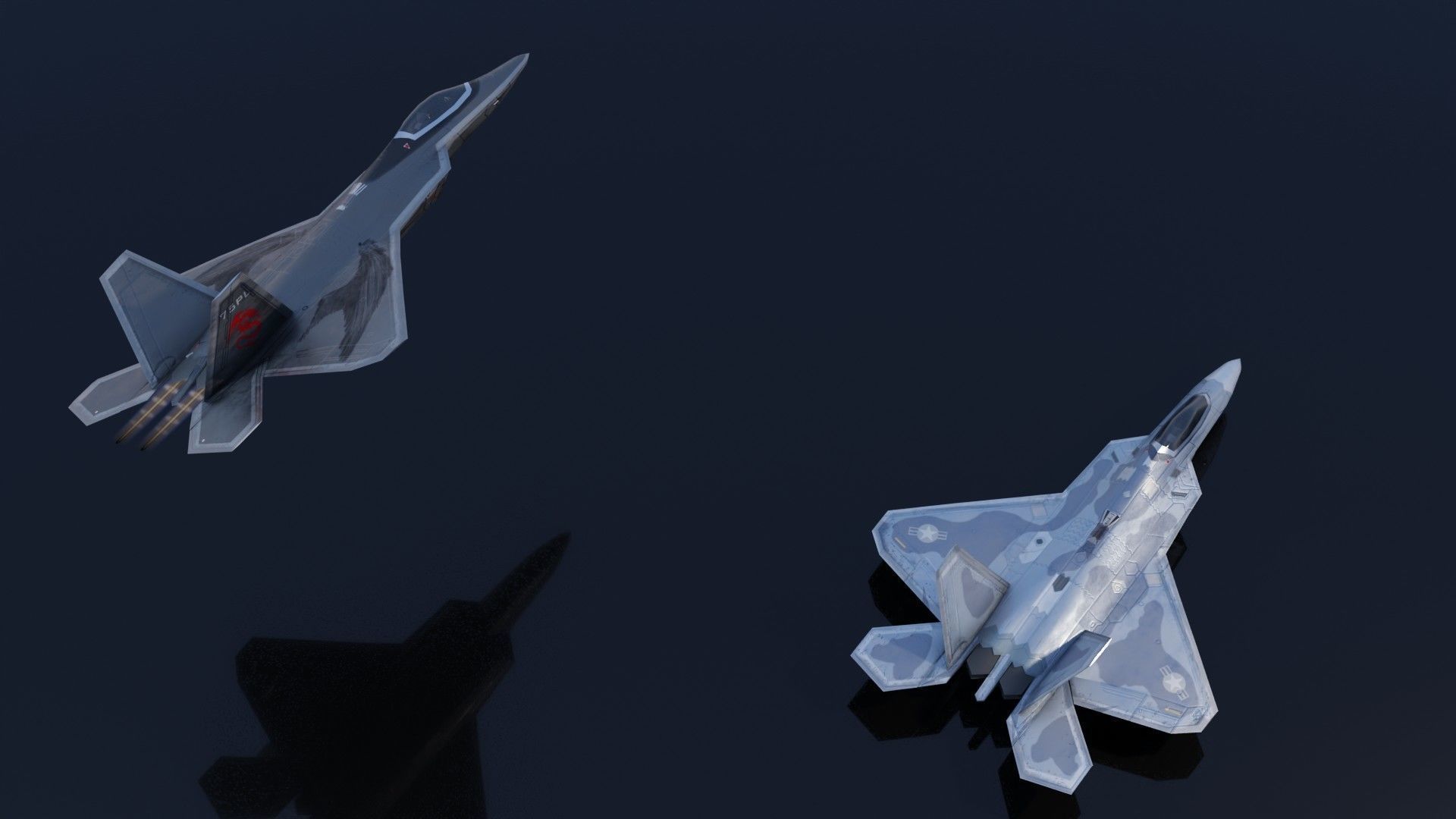 3D model Lockheed Martin F-22 Raptor VR / AR / low-poly | CGTrader