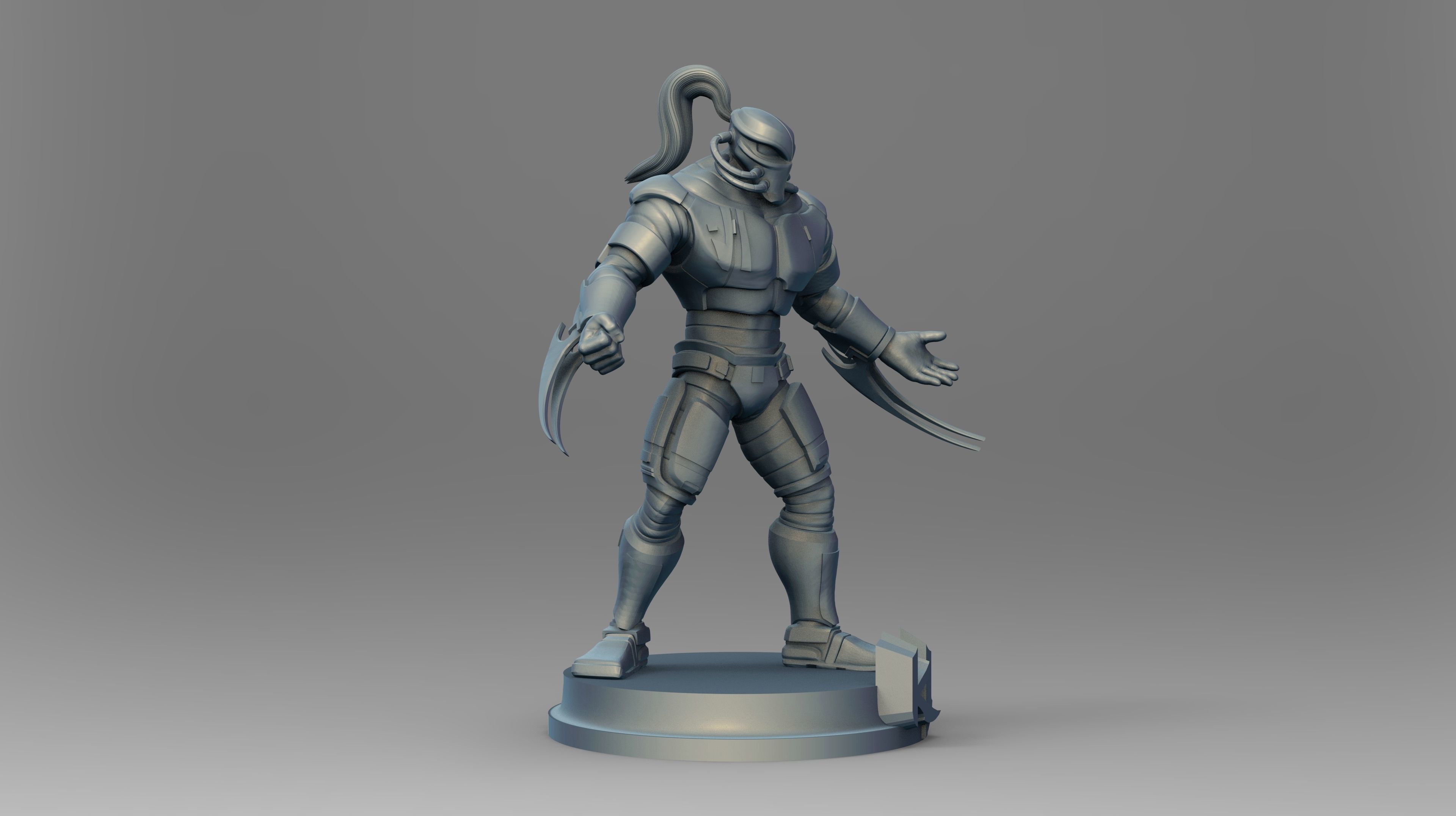 Killer Instinct Fulgore Fan Art 3D model 3D printable | CGTrader