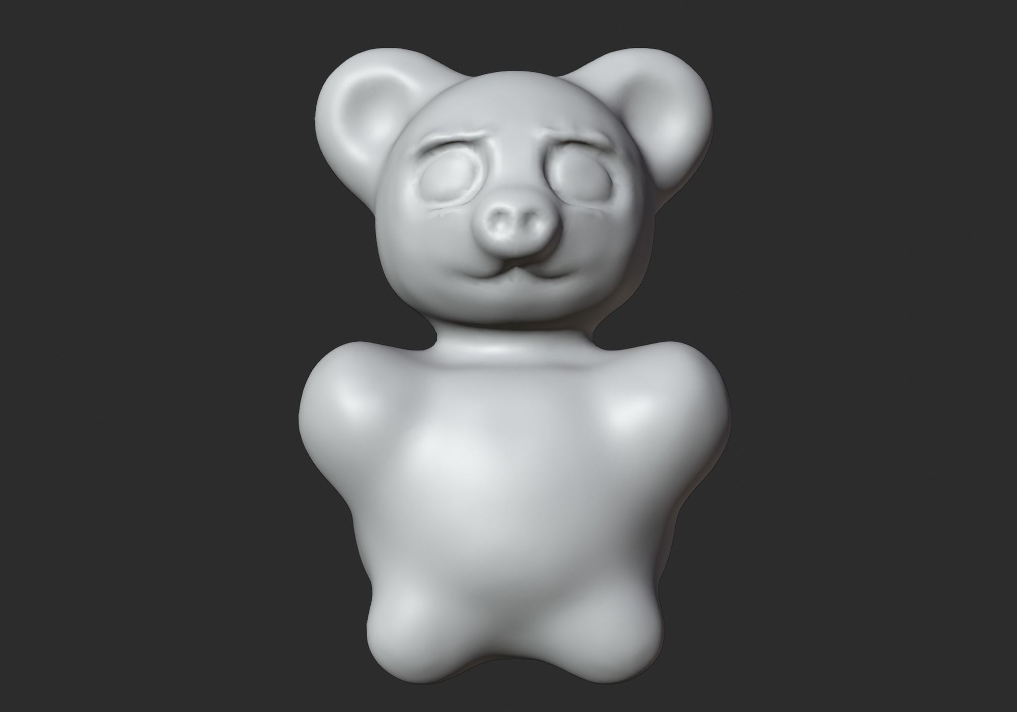 cute teddy bear 3D model | CGTrader