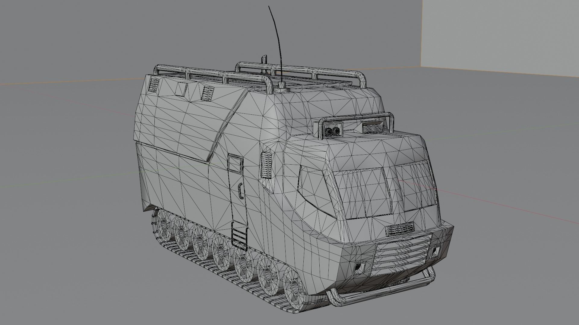 Tracked Swamp Machine free VR / AR / low-poly 3D model | CGTrader