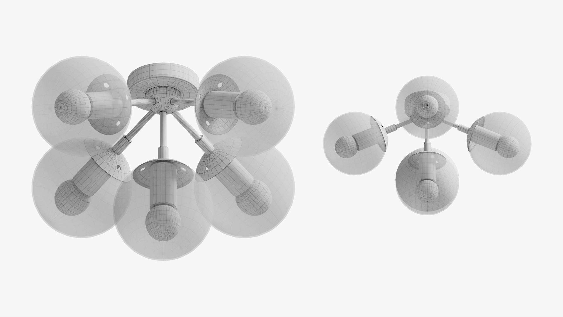 CEILING LIGHT MODO 5 BRASS COLOR DESIGNED 3D model | CGTrader