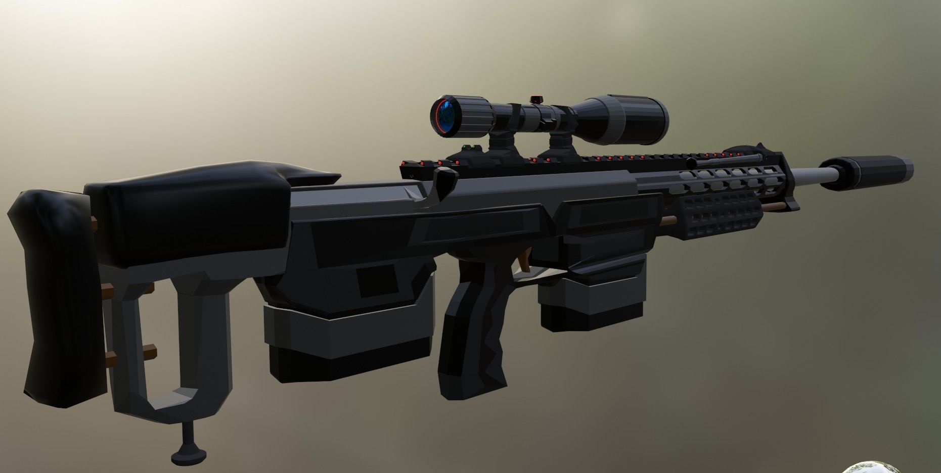 3D model DSR 50 BLACK OPS 2 INSPIRED VR / AR / low-poly | CGTrader