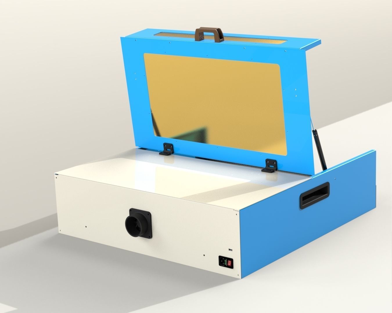 Laser Engraving Enclosure 3D model | CGTrader