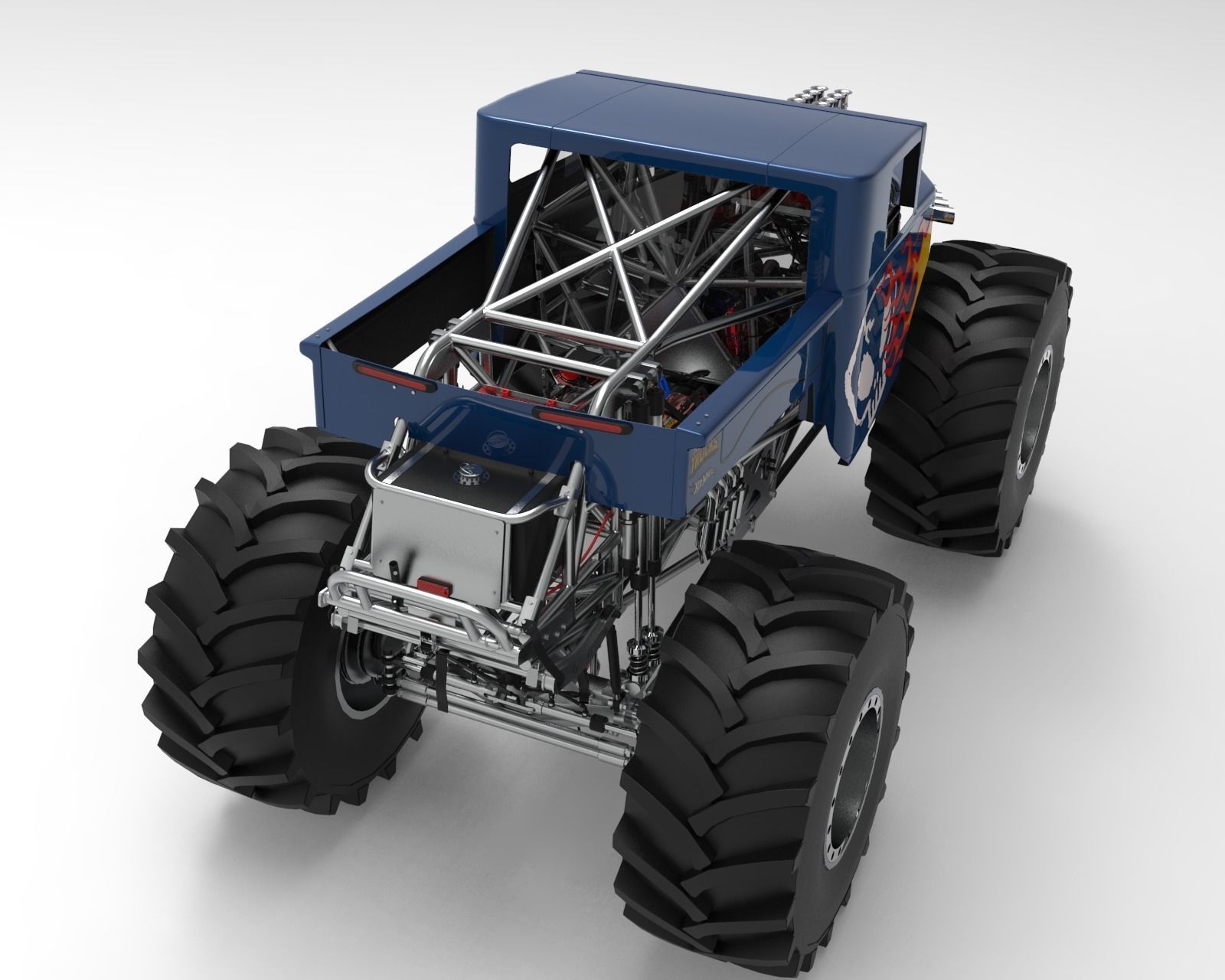 Monster Truck 3D model | CGTrader